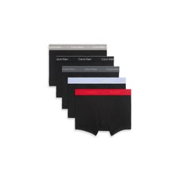 Trunk "TRUNK 5PK", Herren, Gr. L (52), 5 Stk., schwarz, Jersey, Obermaterial: 100% Baumwolle, Calvin Klein Underwear, unifarben, k&ouml;rpernah, Unterhosen, Mit elastischem Bund
