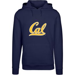 Kapuzensweatshirt Merchcode "Merchcode Herren CAL Logo Hoody", Herren, Gr. M, light navy, 65% Baumwolle, 35% Polyester, bedruckt, Sweatshirts