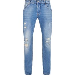Bequeme Jeans 2Y STUDIOS "2Y Studios Herren 2Y Skinny Fit Jeans", Herren, Gr. 34, Normalgr&ouml;&szlig;en, blau, 97% Baumwolle, 3% Elasthan, unifarben, Jeans