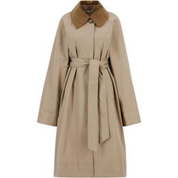 Barbour Langer Mantel Reagan Honey/Ancient Poplar (Gr&ouml;&szlig;e: 10)