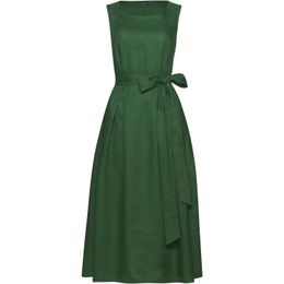 Luis Steindl &Auml;rmelloses Leinenkleid Gr&uuml;n (Gr&ouml;&szlig;e: 38)