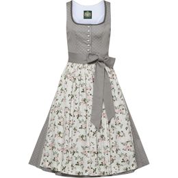 Hammerschmid Midi Dirndl Koflersee Grau (Gr&ouml;&szlig;e: 40)