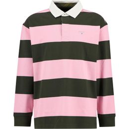 Barbour Rugbyshirt Broome Pink (Gr&ouml;&szlig;e: M)