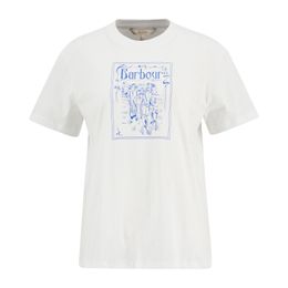 Barbour T-Shirt Hambleton Wei&szlig; (Gr&ouml;&szlig;e: 8)