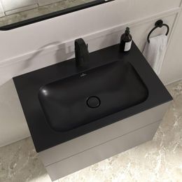 Villeroy & Boch Villeroy & Boch Somera M&ouml;belwaschtisch, mit 1 Hahnloch B: 80 T: 50 cm, 5A7181R7,