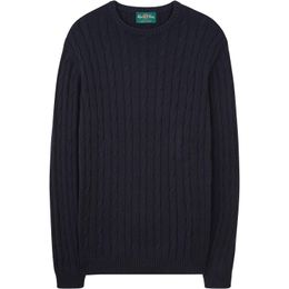 Alan Paine Zopfstrick-Pullover Honley Blue Lagoon (Gr&ouml;&szlig;e: .40)