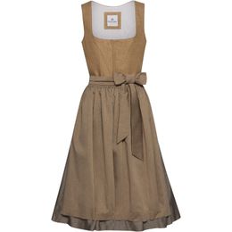 Hammerschmid Midi Dirndl Bodensee Hellbraun/Braun (Gr&ouml;&szlig;e: 42)