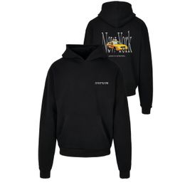 Kapuzensweatshirt "Upscale by Mister Tee Herren NY Taxi Hoodie", Herren, Gr. S, schwarz, 100% Baumwolle, UPSCALE BY MISTER TEE, unifarben, Sweatshirts
