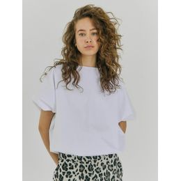 Funktionstop NORR "NORR Top Carlo", Damen, Gr. 36, wei&szlig;, Obermaterial: 65% Polyester, 35% Baumwolle, Tops