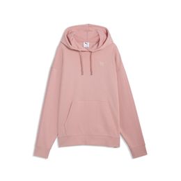Hoodie Puma "Essentials Elevated Hoodie Damen", Damen, Gr. L, rosy outlook pink, Obermaterial: 100% Baumwolle. Kapuzenfutter: 100% Baumwolle. Rippe: 3% Elasthan, 97% Baumwolle, comfort fit, Sweatshirts Hoodie