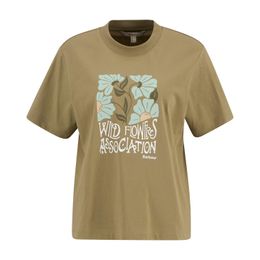 Barbour T-Shirt Selena Bleaches Olive (Gr&ouml;&szlig;e: 8)