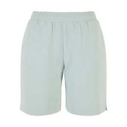 Sweatshorts Urban Classics "Urban Classics Damen Ladies Organic Terry Bermuda Pants", Damen, Gr. XL, US-Gr&ouml;&szlig;en, frostmint, 100% Baumwolle, unifarben, normal, Hosen Sweatshorts