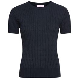 Brigitte von Sch&ouml;nfels Brigitte von Sch&ouml;nfels Kurzarm-Pullover Navy (Gr&ouml;&szlig;e: S)