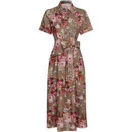 Highmoor Leinenkleid Taupe/Pink (Gr&ouml;&szlig;e: 36)