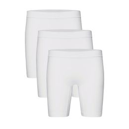 Panty Jockey "Skimmies", Damen, Gr. L, 3 Stk., wei&szlig;, Single Jersey, Obermaterial: 85% Polyamid, 12% Elasthan, 3% Baumwolle, unifarben, eng, Unterhosen Panty, (3er Pack), Nahtlos