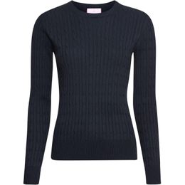 Brigitte von Sch&ouml;nfels Brigitte von Sch&ouml;nfels Rundhals-Pullover Navy (Gr&ouml;&szlig;e: S)