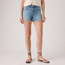Levi's Shorts LEVI'S, Damen, Gr. 27, N-Gr, en masse, Denim/Jeans, Obermaterial: 99% Baumwolle, 1% Elasthan, figurbetont Po-bedeckend, Hosen Shorts, Die Passform schmeichelt kurvigen Figuren