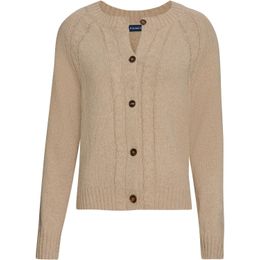 Highmoor Grobstrickjacke Beige (Gr&ouml;&szlig;e: 42)