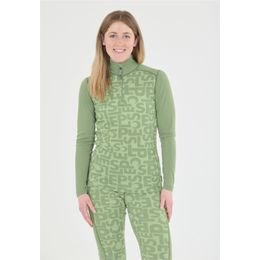 Funktionsshirt SLOPE "Rei", Damen, Gr. XS, mint, 100% Polyester, bedruckt, normal, ohne Ausschnitt, Shirts Funktionsshirt, mit atmungsaktiver Eigenschaft
