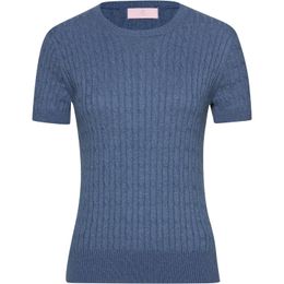 Brigitte von Sch&ouml;nfels Brigitte von Sch&ouml;nfels Kurzarm-Pullover Blau (Gr&ouml;&szlig;e: S)