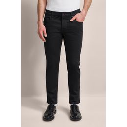 5-Pocket-Jeans Bugatti "Basic Essentials", Herren, Gr. 36, L&auml;nge 34, schwarz, 92% Baumwolle, 6% Polyester, 2% Elasthan, Jeans 5-Pocket-Jeans, Flexcity-Stretch