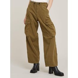 G-Star Raw Cargohose G-STAR "Balloon Cargo Hose", Damen, Gr. 27, L&auml;nge 32, wild olive gd, Obermaterial: 80% Baumwolle, 20% Baumwolle, Hosen Cargohose
