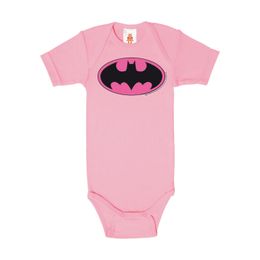 Body logoshirt "DC - Batman Logo (Pink)", Jungen, Gr. 50/56, EURO-Gr&ouml;&szlig;en, pink, 100% Baumwolle, bedruckt, kurz, Rundhals, Bodys Body, mit coolem Print