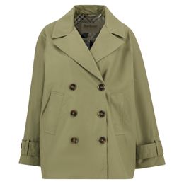 Barbour Jacke Maisy Bleached Olive/Dress Navy Tartan (Gr&ouml;&szlig;e: 8)