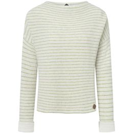 STAPF Pullover Nico Stripe Heumilch/Gras (Gr&ouml;&szlig;e: XL)