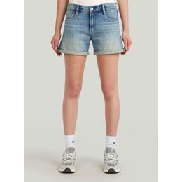 G-Star Raw 5-Pocket-Hose G-STAR "Judee Shorts", Damen, Gr. 23, vintage electric blau, Obermaterial: 74% Baumwolle, 25% Baumwolle, 1% Elasthan, Hosen 5-Pocket-Hose