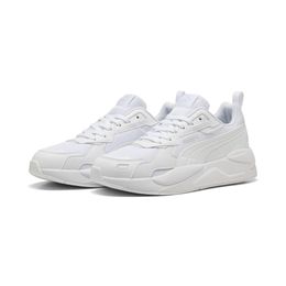 Sneaker Puma "X-Ray 3 Sneakers Erwachsene", Damen, Gr. 36, wei&szlig; (wei&szlig; feather gray), Obermaterial: Textil, Synthetik. Futter: Textil. Innensohle: Textil. Laufsohle: Gummi, Schuhe Sneaker