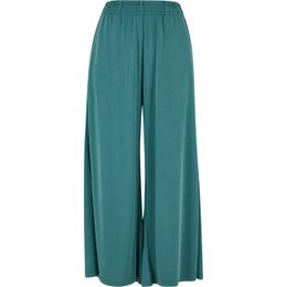 Bequeme Jeans Urban Classics "Urban Classics Damen Ladies Modal Culotte", Damen, Gr. XL, US-Gr&ouml;&szlig;en, paleleaf, 77% Modal, 23% Polyester, unifarben, Jeans