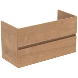 Ideal Standard Waschtischunterschrank Eurovit+ 2 Ausz&uuml;ge 1000x440x550mm Hamilton Eiche, R0265Y8 R0265Y8