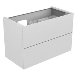 KEUCO Waschtischunterschrank Edition 11 31255, 2-Front-Ausz&uuml;ge, wei&szlig;/Glas wei&szlig;, 31255300000 31255300000