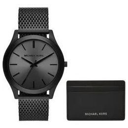 Michael Kors "SLIM RUNWAY" Armbanduhr, Herrenuhr, ideal als Geschenk, Edelstahlarmband