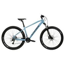 Mountainbike KROSS "KROSS Mountainbike Hardtail 29" Hexagon 4.0 blau 16 G&auml;nge" Gr. 53, blau, schwarz, Fahrr&auml;der, Herren, 53cm, 29 Zoll (73,66cm) hinten: 29 Zoll (73,66cm)