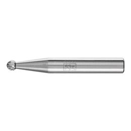 Pferd TOOLS Hartmetall Fr&auml;sstift Kugel KUD &Oslash; 04x03 mm Schaft-&Oslash; 6 mm Z3P universal mittel kreuzverzahnt (21112026)