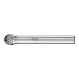 Pferd TOOLS Hartmetall Fr&auml;sstift Kugel KUD &Oslash; 08x20mm Schaft-&Oslash; 6 mm Z3P universal mittel kreuzverzahnt (21112626)