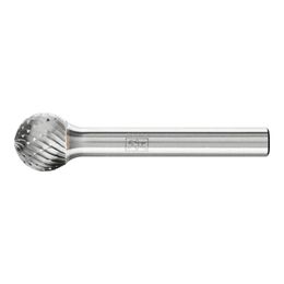Pferd TOOLS Hartmetall Fr&auml;sstift Kugel KUD &Oslash; 12x10mm Schaft-&Oslash; 6 mm Z3P universal mittel kreuzverzahnt (21112826)