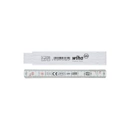 wiha Gliederma&szlig;stab Longlife&reg; 1 m metrisch, 10 Glieder wei&szlig; (27062)