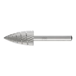 Pferd TOOLS HSS Fr&auml;sstift Spitzbogenform K &Oslash; 16x30mm Schaft-&Oslash; 6 mm Z 3 universal mittel fein Spanbrecher (22441836)
