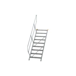 MUNK Aluminium-Treppe Stufen 45&deg; 9 Stufen (600269)