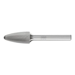 Pferd TOOLS Hartmetall Fr&auml;sstift Rundbogen RBF &Oslash; 12x25 mm Schaft-&Oslash; 6 mm Z5 universal fein (21117856)