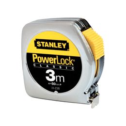Stanley Bandmass Powerlock (Metallgeh&auml;use) 3 m (0-33-218)
