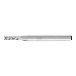 Pferd TOOLS HSS Fr&auml;sstift Zylinderform stirn A-ST &Oslash; 04x13mm Schaft-&Oslash; 6mm Z 3 universal mittel fein Spanbrecher (22404336)