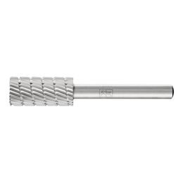 Pferd TOOLS HSS Fr&auml;sstift Zylinderform stirn A-ST &Oslash; 12x25mm Schaft-&Oslash; 6mm Z 3 universal mittel fein Spanbrecher (22405536)