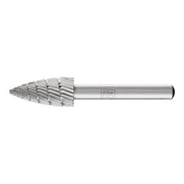 Pferd TOOLS HSS Fr&auml;sstift Spitzbogenform K &Oslash; 12x25 mm Schaft-&Oslash; 6 mm Z 3 universal mittel fein Spanbrecher (22441536)