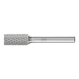 Pferd TOOLS Hartmetall Fr&auml;sstift Zylinder ZYA &Oslash; 10x20mm Schaft-&Oslash; 6 mm Z4 universal mittel fein (21102146)