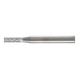 Pferd TOOLS Hartmetall Fr&auml;sstift Zylinder ZYAS stirnverzahnt &Oslash; 04x13mm Schaft-&Oslash; 6mm Z3P universal mittel kreuzverzahnt (21100126)