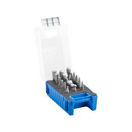 Pferd TOOLS HSS Fr&auml;sstift Set 83 18-tlg. Zahnung 3 &Oslash; 12/8/6mm Schaft-&Oslash; 6mm universal mittel fein (22900833)
